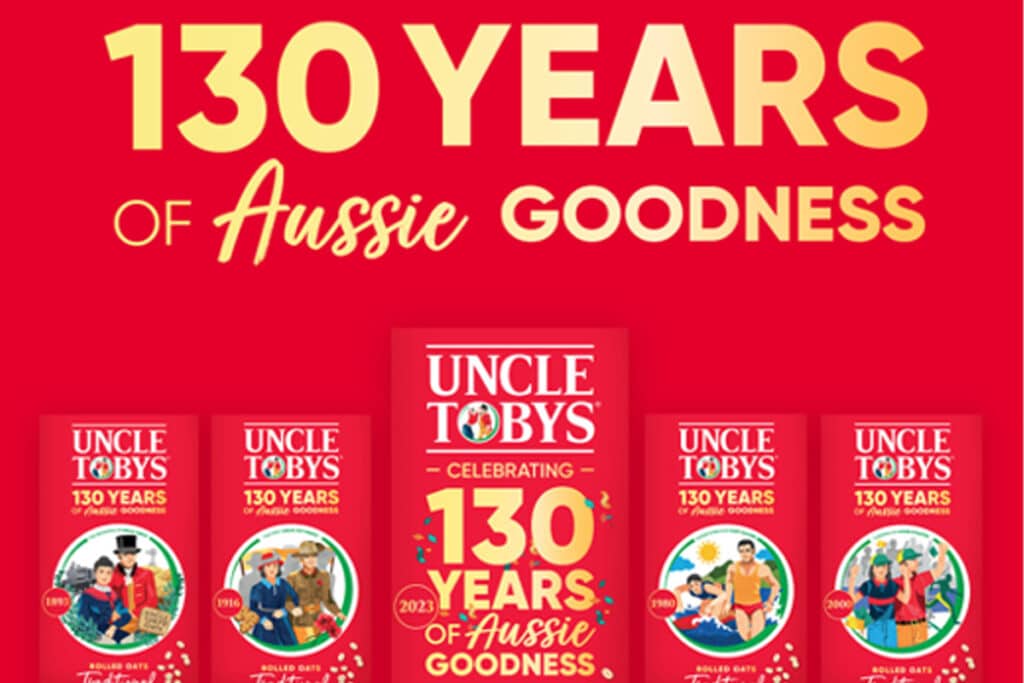 Uncle Tobys celebrates 130 years