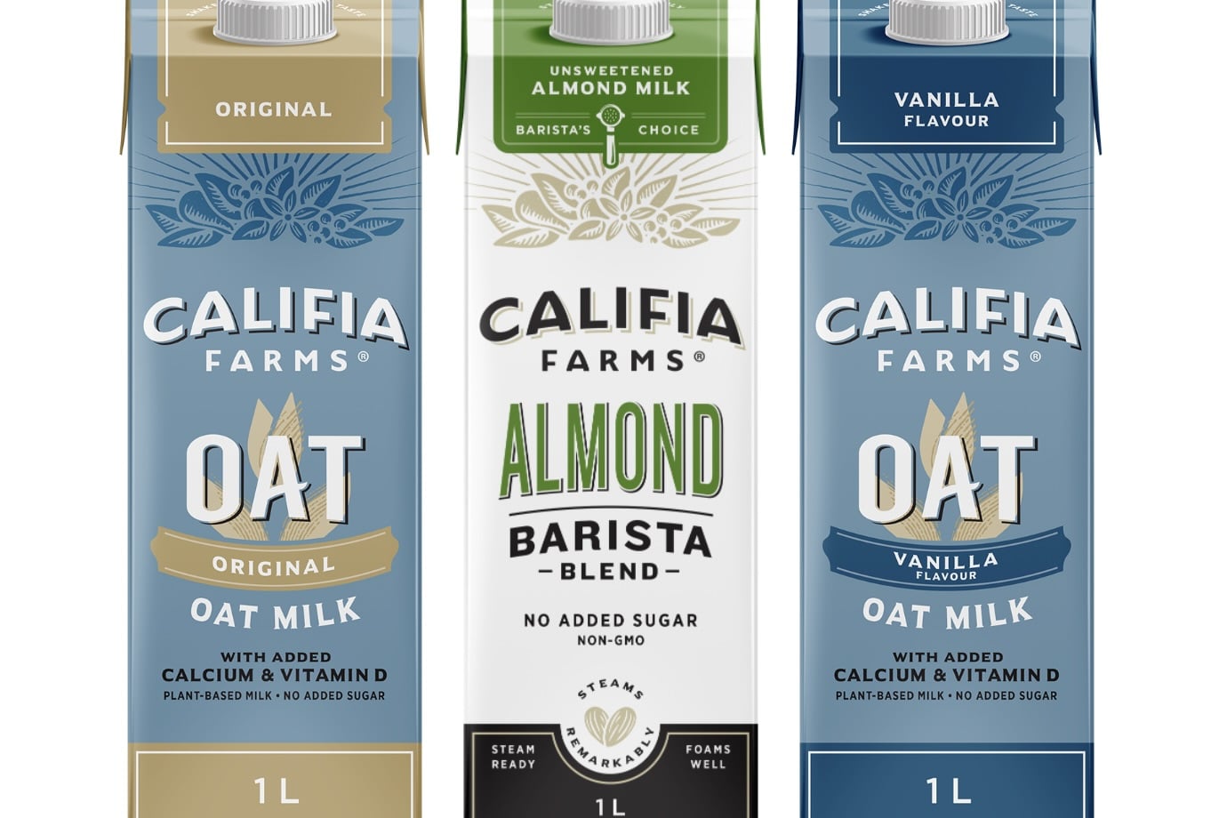 Califia Farms launches three new plant-based milks - Food & Beverage ...